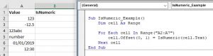 Using Isnumeric And Isnumber In VBA Automate Excel