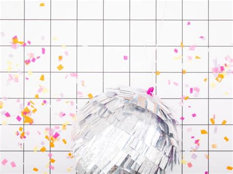 Diy Confetti Disco Ball For New Years Eve Room Makeovers To Suit