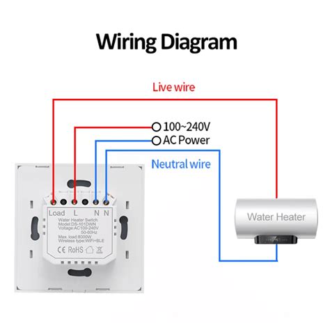 20a Water Boiler Switch Electric Geyser Timer Device Pakistan