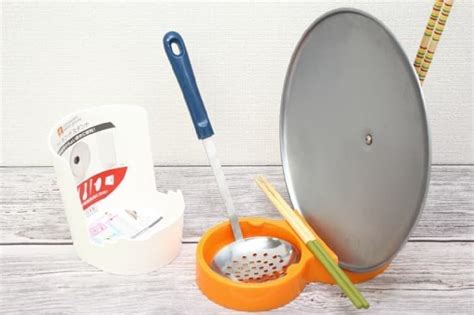 I Tried A Stand For Kitchen Tools Of Hundred Yen Store For The Lid Of The Pot And The Little