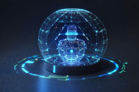 Premium Ai Image Hologram Of Artificial Intelligence And Virtual