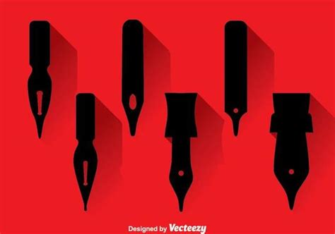 Pen Nib Vector Art Icons And Graphics For Free Download