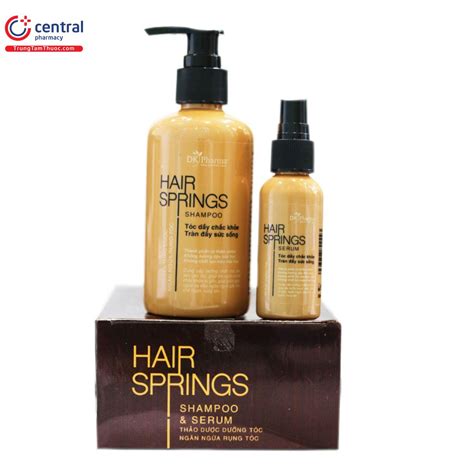 Dầu Gội Hair Springs Shampoo Hỗ Trợ Ngăn Ngừa Rụng Tóc