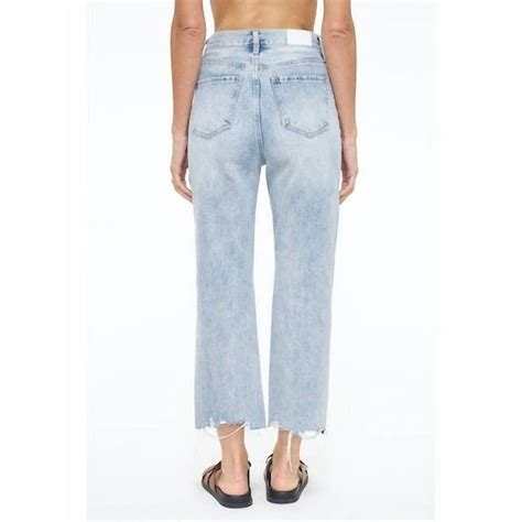 Pistola Cassie Crop Super High Rise Straight Jean In Palace Grailed