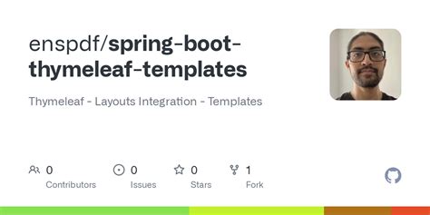 Github Enspdf Spring Boot Thymeleaf Templates Thymeleaf Layouts