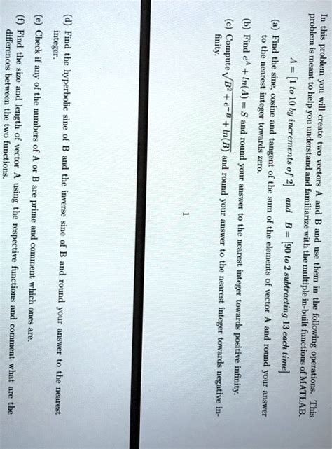 Solved Differences Between The Two Functions Integer Infinity Find The Size And Length Of