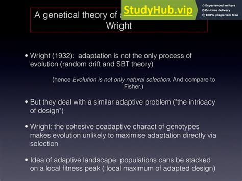 55 The Modern Synthesis And Its Competing Views Of The Explanatory