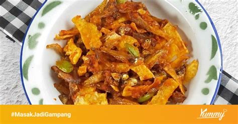 Resep Keripik Singkong Teri Pedas Sederhana Rumahan Di Yummy App