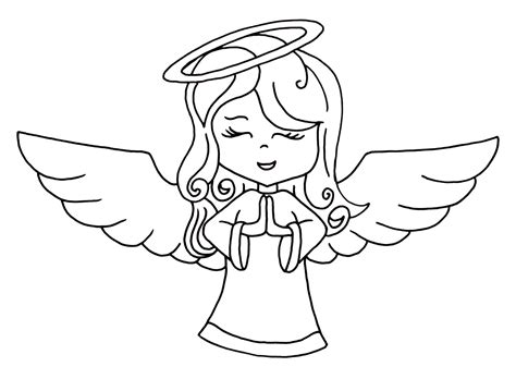 Dibujos De Angeles Para Colorear Az Dibujos Para Colorear Images And