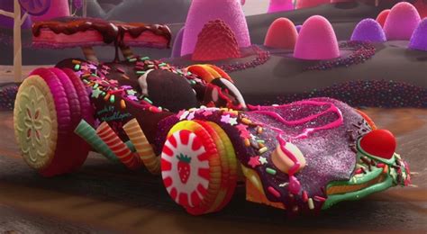 Vanellopes Car Wreck It Ralph Sugar Rush Candy Background