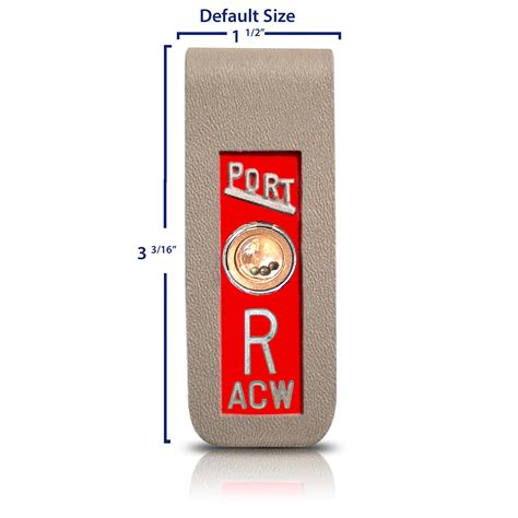 Clip On X Ray Position Markers L R With Initials And PORT Magic X Ray Markers