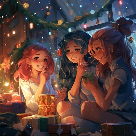 Images De Fond Ecran Anime Noel Chic Téléchargement Gratuit Sur Freepik