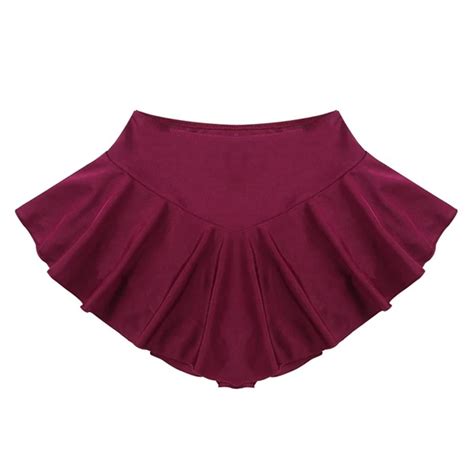Sexy Short Mini Skirt Culottes Women Micro Mini Skirt Dance Clubwear M