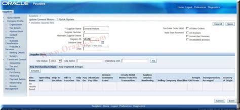 Api To Create Ap Supplier In Oracle Apps R12 Oraask