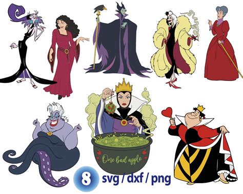 Disney Villains Svg Bad Girl Svg Disney Wicked Svg Restin Inspire