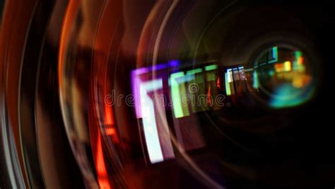 Macro Shot Of Front Element Of A Camera Lens Stock Image Image Of