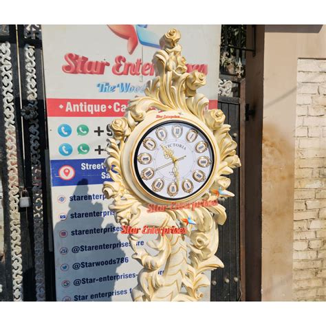 Designer Grand Father Clock Cl 01 Star Enterprises Furniture