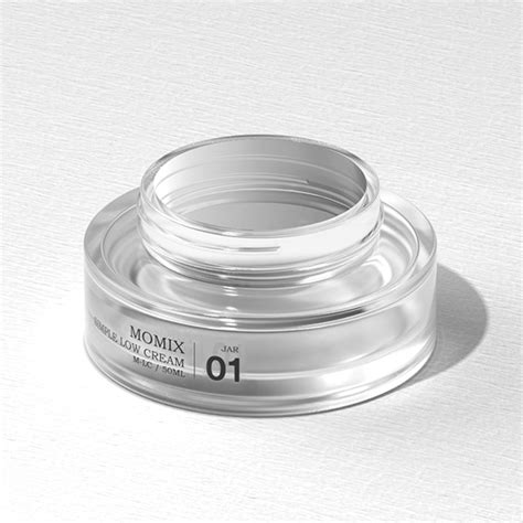 Simple Low Cream 50ml 화장품 유리용기｜모믹momix