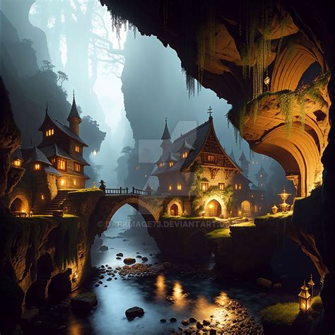 Cavern Town 4 By Darkmage73 On Deviantart