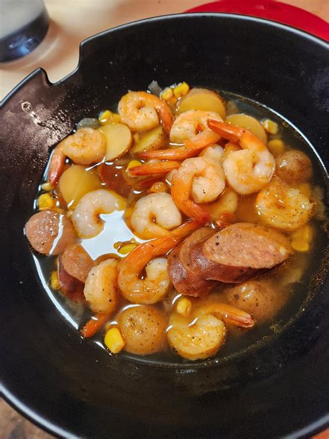 Slow Cooker Shrimp Boil Soup Dining And Cooking