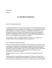 Hure 1080 Tarea 5 2 Docx Hure 1080 Tarea 5 2 La Disciplina Progresiva