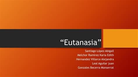 Eutanasia Mary Sangrador UDocz