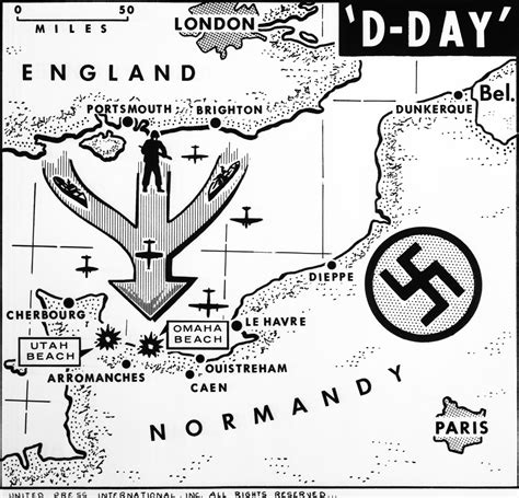 D Day Invasion Map