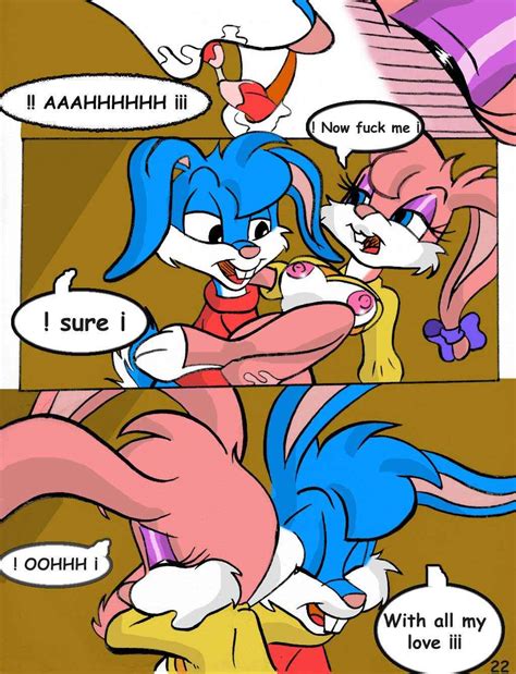 Rule 34 Anthro Babs Bunny Buster Bunny Comic Female Fur Furry Male