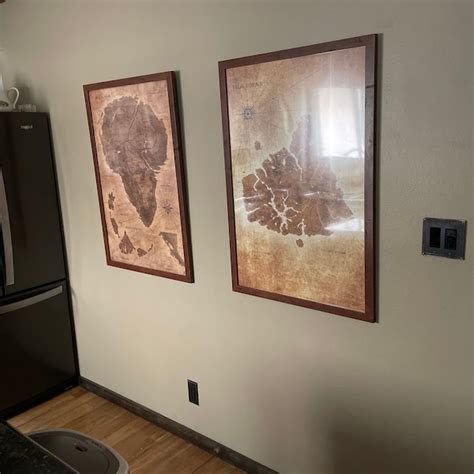 Jurassic Park Isla Sorna Map Poster Isla Sorna Site B Map Poster