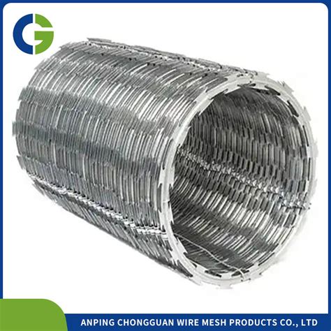 Razor Barbed Wire Concertina Barbed Wire Razor Blade Barbed Tape Welded