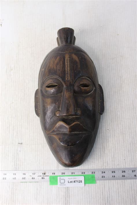 Wooden African Carved Mask Bodnarus Auctioneering