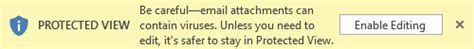 Prevent Attachments From Opening In Protected View