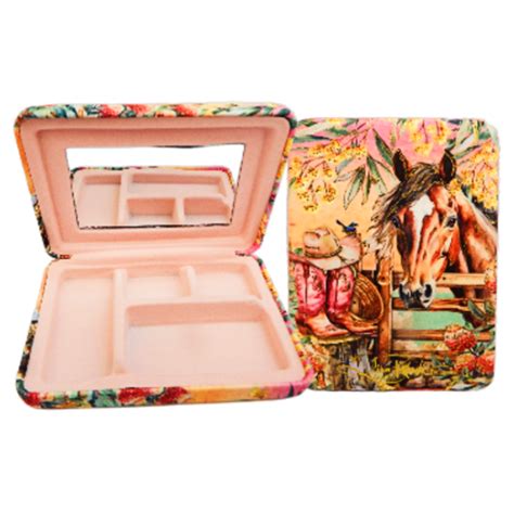 Lisa Pollock Small Jewellery Case 7x10 Cm Country Dusk Taffaire