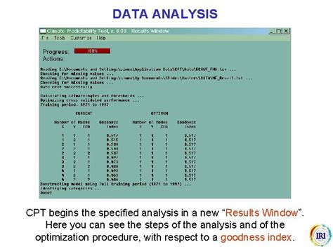 Climate Predictability Tool Cpt Data Format And Settings