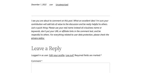 How To Create A Blog Comments Policy And Display It On Site