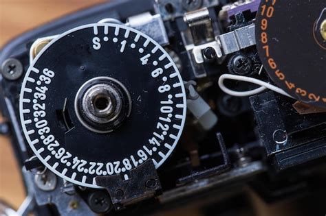 Premium Photo Disassembled Film Camera