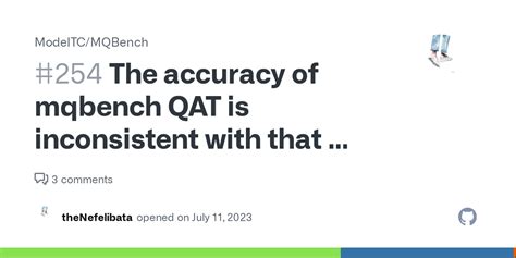 The Accuracy Of Mqbench Qat Is Inconsistent With That Of Running It