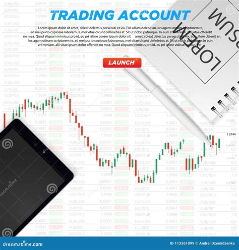 Trading Platform Account Ui Business Analysis And Investing Market
