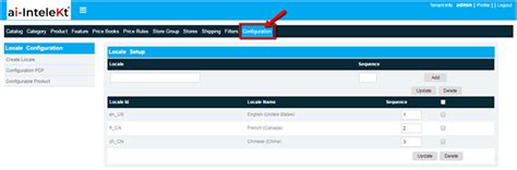 Setup Default Locale