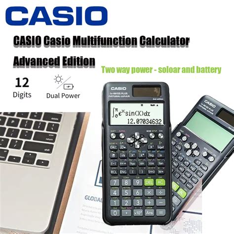 Calculadora Científica Casio FX ES Plus MS Calculadoras Originales Nueva Edición Heavy