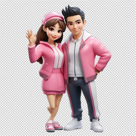 3d Cartoon Japanese Couple Images Free Download On Freepik