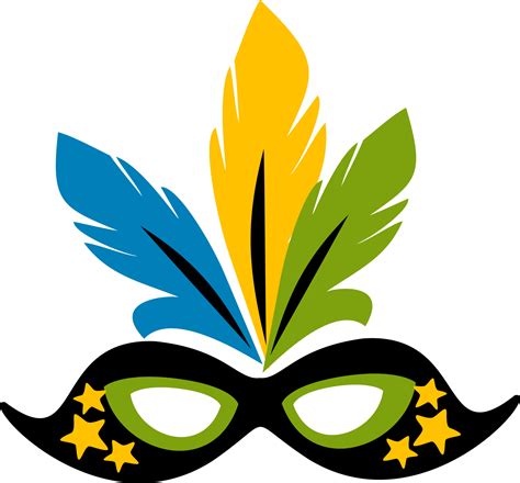 Brazil Carnival Mask Illustration 14441201 Png