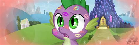 Kisses For Spike By Obcor On Deviantart