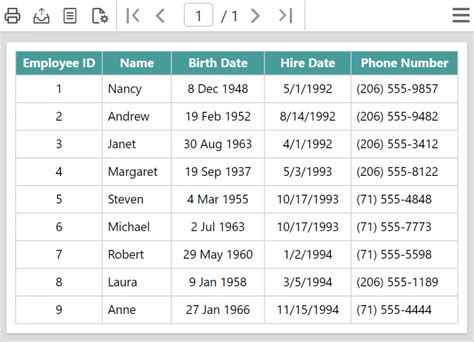 Formatting A Report In Bold Reports Bold Reports