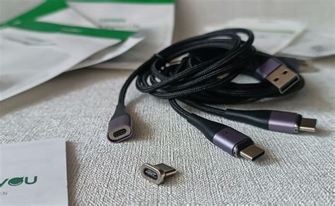 Магнитный кабель Type C UGREEN Быстрая зарядка USB C Оригинал Премиум 219 грн Data кабелі
