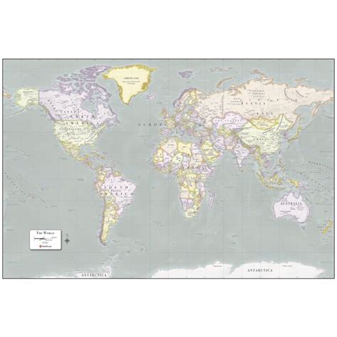World Modern Map Poster Stanfords