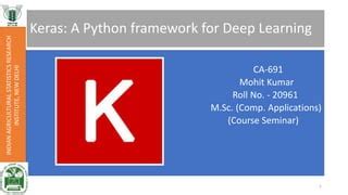 Deep Learning With Keras PPTX Computing Technology Computing