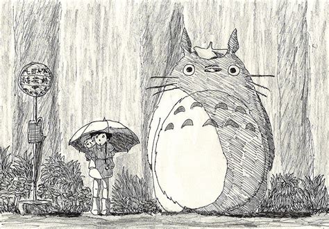 My Neighbor Totoro Totoro And Satsuki Sketch Drawing By Hans My XXX Hot Girl