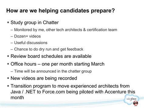 Salesforce Technical Architect Certification Ppt