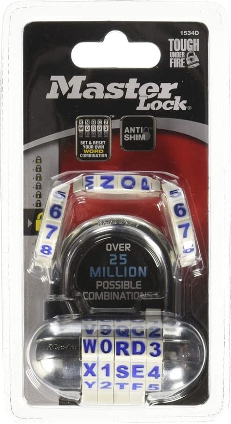 Master Lock Password Plus Combination Lock 269 1534d